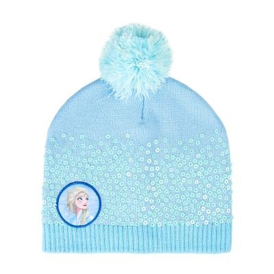 frozen bobble hat