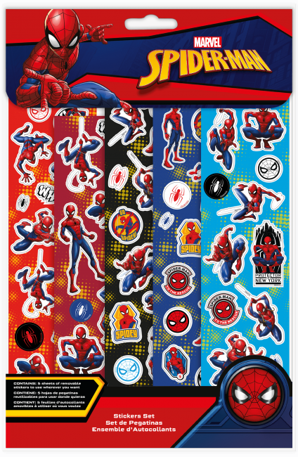 Spider Man Sticker Set Xs Leksaker Xs Leksaker